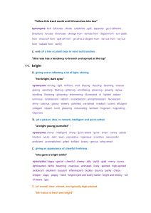 [Printable] Descriptive Words: Sight Sensory Words – Shi-Lei Wang