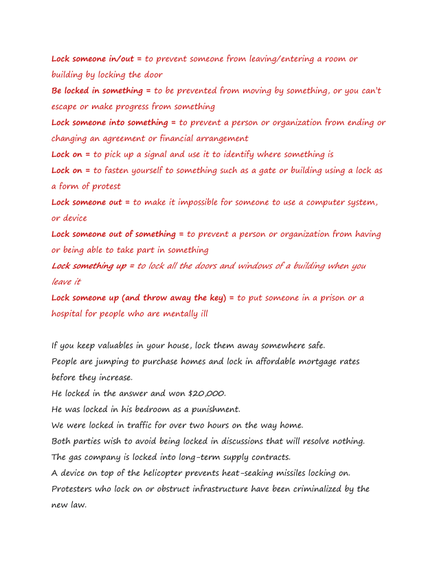 [Printable] Phrasal Verb List pdf – part 4 – Shi-Lei Wang – Language ...